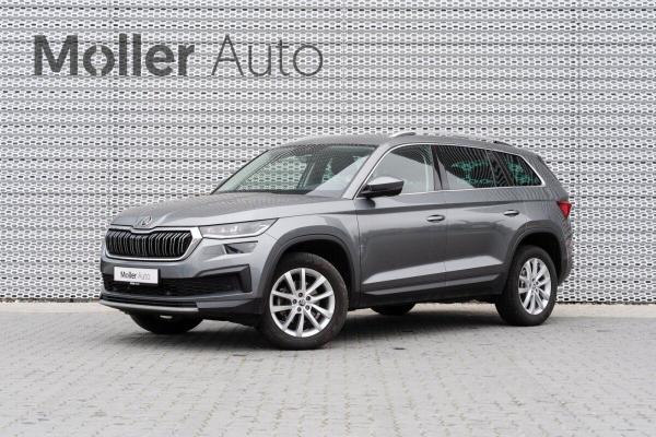 Pelēks Skoda Kodiaq 2023 Mārupe, ar dzinēja tilpumu 2.00 L un nobraukumu 130 tūkst. km par 30150 €, foto  vietnē AUTOMOTO.COM.LV
