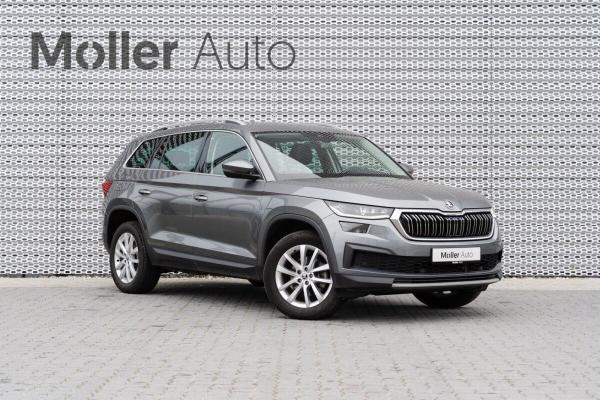 Grey Skoda Kodiaq 2023 in Marupe, with an engine capacity of 2.00 L and mileage of 130 thousand km for 30150 €, photo 3 on AUTOMOTO.COM.LV