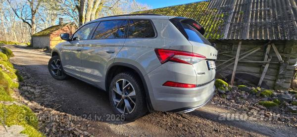Grey Skoda Kodiaq 2024 in Tallinn, with an engine capacity of 2.00 L and mileage of 59 thousand km for 37900 €, photo 2 on AUTOMOTO.COM.LV