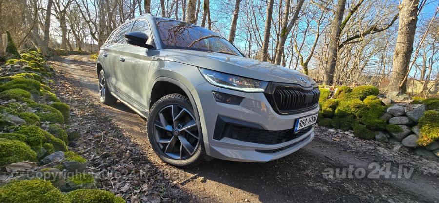 Pelēks Skoda Kodiaq 2024 Tallina, ar dzinēja tilpumu 2.00 L un nobraukumu 59 tūkst. km par 37900 €, foto 5 vietnē AUTOMOTO.COM.LV