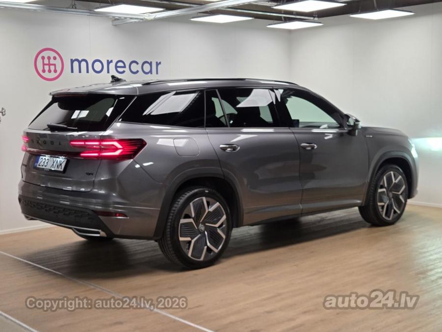 Grey Skoda Kodiaq 2024 in Tallinn, with an engine capacity of 2.00 L and mileage of 54 thousand km for 44500 €, photo 5 on AUTOMOTO.COM.LV