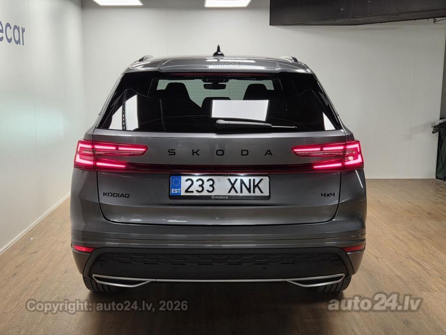 Grey Skoda Kodiaq 2024 in Tallinn, with an engine capacity of 2.00 L and mileage of 54 thousand km for 44500 €, photo 6 on AUTOMOTO.COM.LV