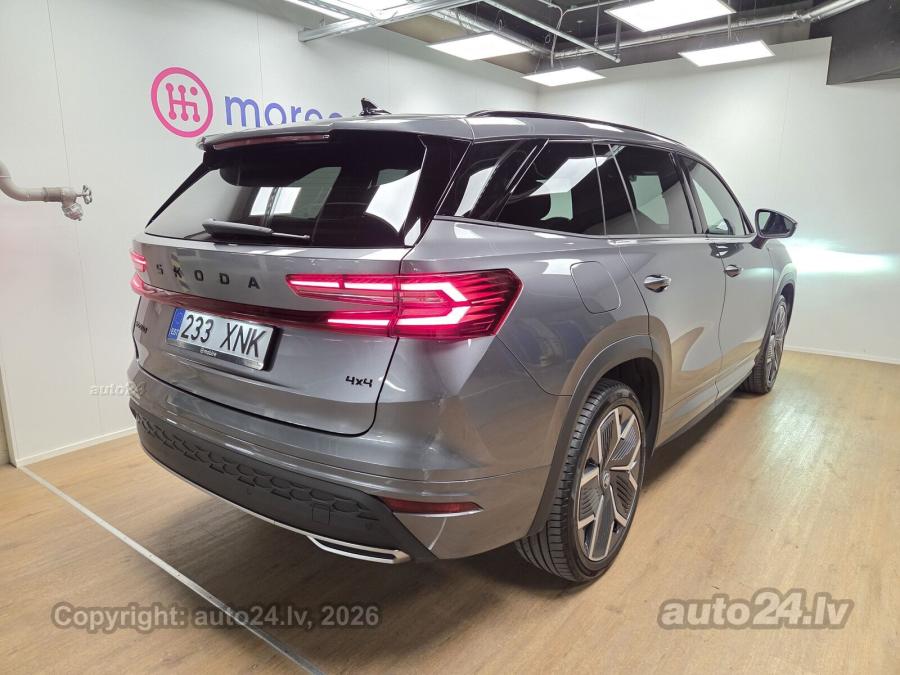 Grey Skoda Kodiaq 2024 in Tallinn, with an engine capacity of 2.00 L and mileage of 54 thousand km for 44500 €, photo 7 on AUTOMOTO.COM.LV