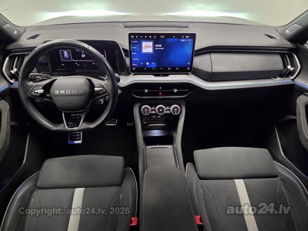 Grey Skoda Kodiaq 2024 in Tallinn, with an engine capacity of 2.00 L and mileage of 54 thousand km for 44500 €, photo 7 on AUTOMOTO.COM.LV