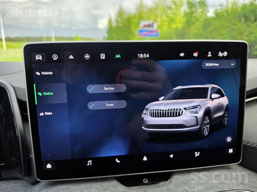 Серый Шкода Kodiaq 2024 в Рига, объемом двигателя 2.00 л и пробегом 36 тыс. км за 40500 €, фото 10 на AUTOMOTO.COM.LV