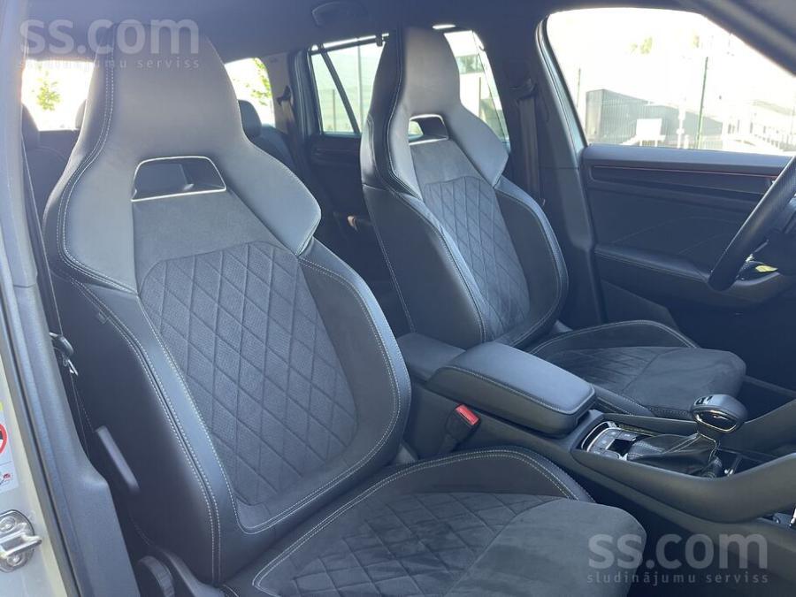 Серый Шкода Kodiaq 2024 в Рига, объемом двигателя 2.00 л и пробегом 23 тыс. км за 34900 €, фото 23 на AUTOMOTO.COM.LV
