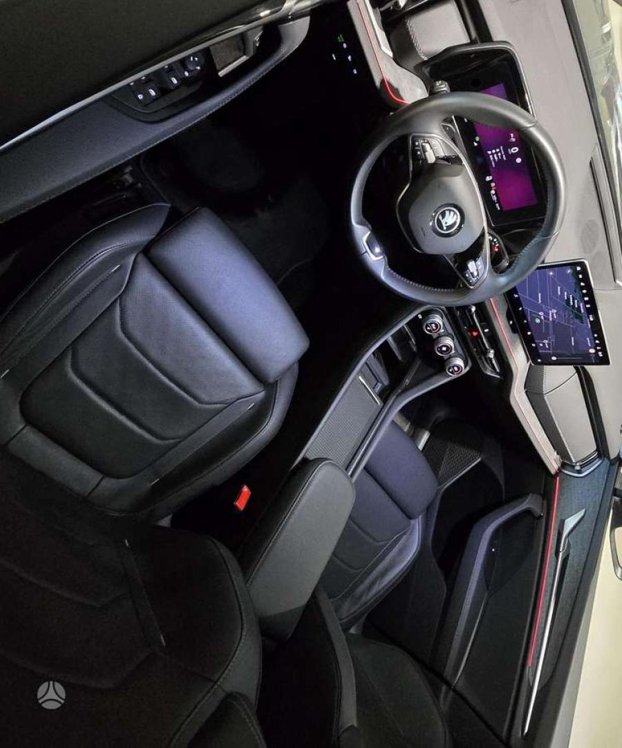 Grey Skoda Kodiaq 2024 in Siauliai, with an engine capacity of 1.50 L and mileage of 34 thousand km for 38800 €, photo 36 on AUTOMOTO.COM.LV