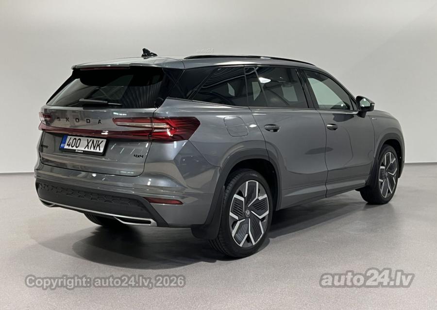 Серый Шкода Kodiaq 2024 в Таллин, объемом двигателя 2.00 л и пробегом 24 тыс. км за 46900 €, фото 3 на AUTOMOTO.COM.LV