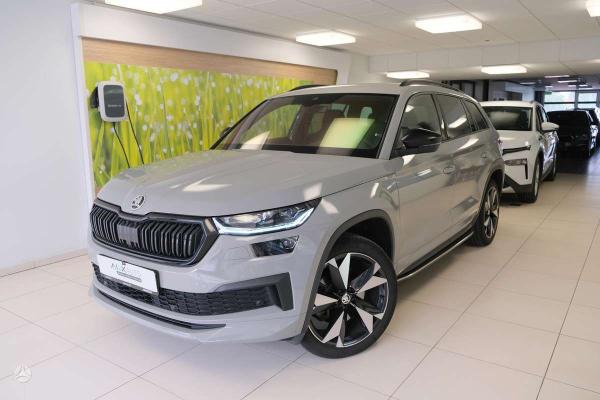 Pelēks Skoda Kodiaq 2024 Viļņa, ar dzinēja tilpumu 1.98 L un nobraukumu 53 tūkst. km par 39400 €, foto 1 vietnē AUTOMOTO.COM.LV