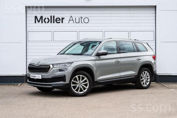 Grey Skoda Kodiaq 2024 in Riga, with an engine capacity of 2.00 L and mileage of 147 thousand km for 28950 €, photo 1 on AUTOMOTO.COM.LV