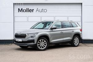 Grey Skoda Kodiaq 2024 in Riga, with an engine capacity of 2.00 L and mileage of 147 thousand km for 28950 €, photo  on AUTOMOTO.COM.LV