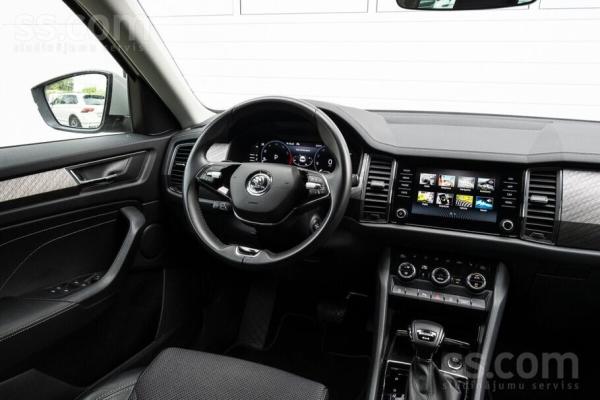 Grey Skoda Kodiaq 2024 in Riga, with an engine capacity of 2.00 L and mileage of 147 thousand km for 28950 €, photo 10 on AUTOMOTO.COM.LV