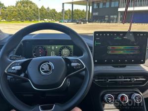 Grey Skoda Kodiaq 2024 in Riga, with an engine capacity of 1.50 L and mileage of 23 thousand km for 37100 €, photo 9 on AUTOMOTO.COM.LV