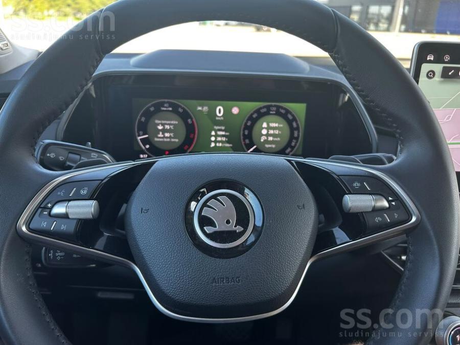 Grey Skoda Kodiaq 2024 in Riga, with an engine capacity of 1.50 L and mileage of 23 thousand km for 37100 €, photo 14 on AUTOMOTO.COM.LV