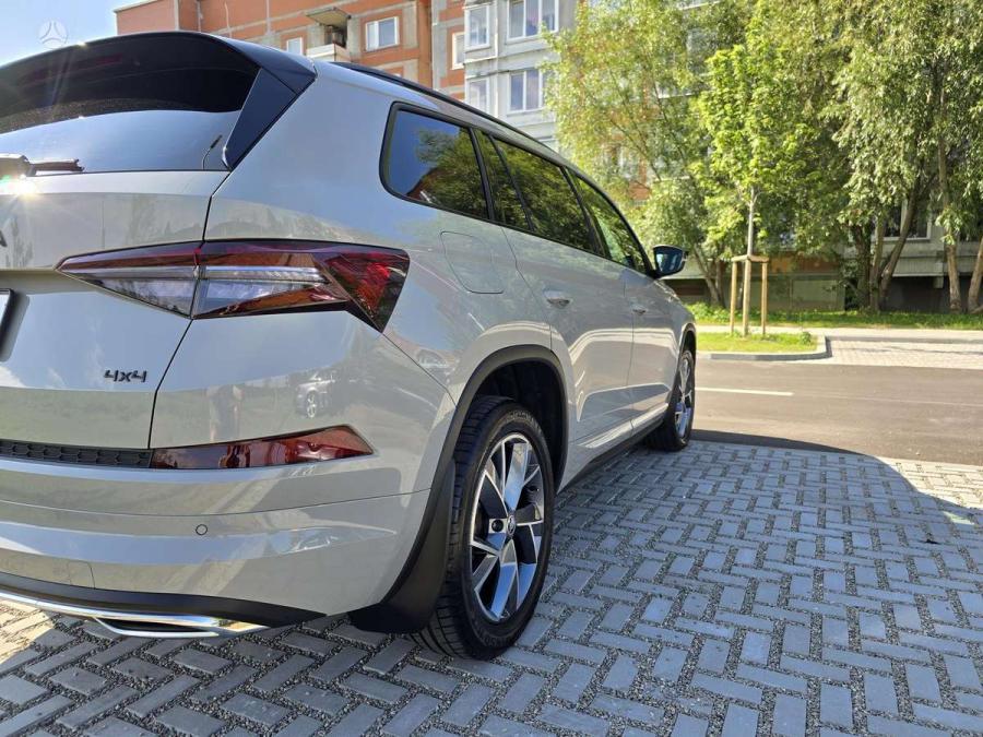 Pelēks Skoda Kodiaq 2024 Klaipėda, ar dzinēja tilpumu 1.97 L un nobraukumu 40 tūkst. km par 35000 €, foto 7 vietnē AUTOMOTO.COM.LV