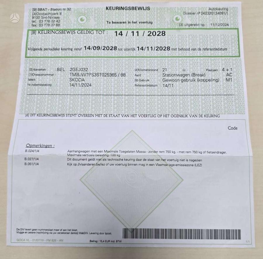 Pelēks Skoda Kodiaq 2024 Šauļi, ar dzinēja tilpumu 1.50 L un nobraukumu 35 tūkst. km par 36900 €, foto 43 vietnē AUTOMOTO.COM.LV
