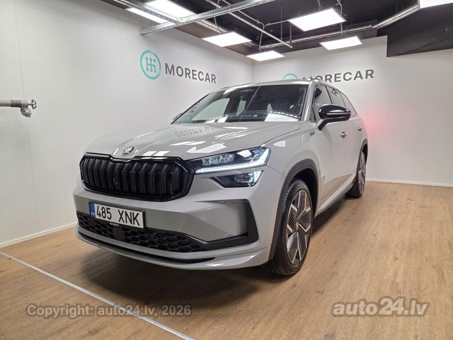 Серый Шкода Kodiaq 2024 в Таллин, объемом двигателя 2.00 л и пробегом 28 тыс. км за 46900 €, фото 4 на AUTOMOTO.COM.LV