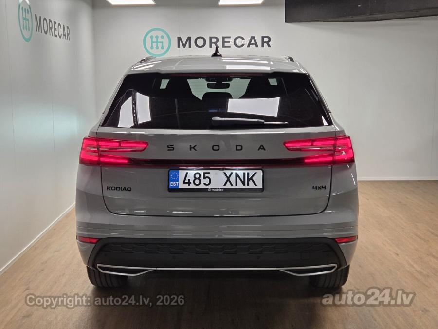 Серый Шкода Kodiaq 2024 в Таллин, объемом двигателя 2.00 л и пробегом 28 тыс. км за 46900 €, фото 6 на AUTOMOTO.COM.LV