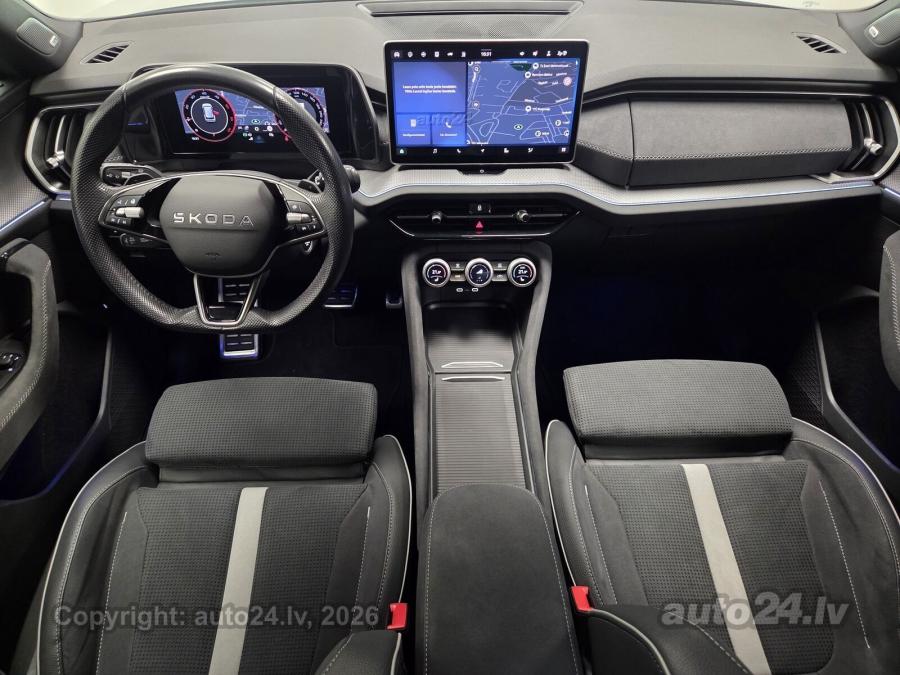 Серый Шкода Kodiaq 2024 в Таллин, объемом двигателя 2.00 л и пробегом 28 тыс. км за 46900 €, фото 8 на AUTOMOTO.COM.LV
