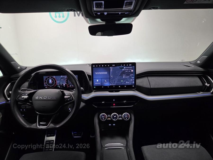 Серый Шкода Kodiaq 2024 в Таллин, объемом двигателя 2.00 л и пробегом 28 тыс. км за 46900 €, фото 9 на AUTOMOTO.COM.LV