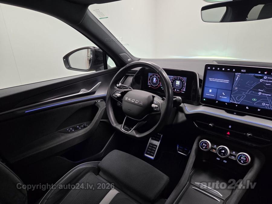 Серый Шкода Kodiaq 2024 в Таллин, объемом двигателя 2.00 л и пробегом 28 тыс. км за 46900 €, фото 13 на AUTOMOTO.COM.LV