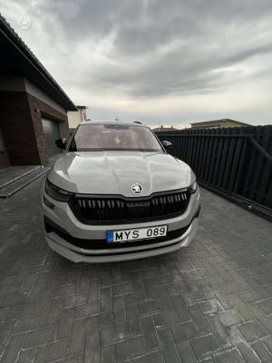Grey Skoda Kodiaq 2024 in Panevezys, with an engine capacity of 1.97 L and mileage of 75 thousand km for 35900 €, photo 3 on AUTOMOTO.COM.LV