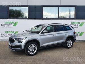 Grey Skoda Kodiaq 2024 in Riga, with an engine capacity of 1.50 L and mileage of 54 thousand km for 28500 €, photo  on AUTOMOTO.COM.LV