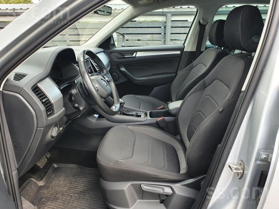 Grey Skoda Kodiaq 2024 in Riga, with an engine capacity of 1.50 L and mileage of 54 thousand km for 28500 €, photo 9 on AUTOMOTO.COM.LV
