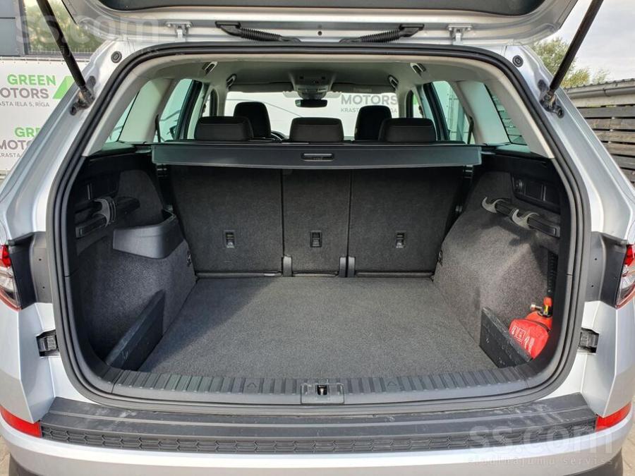 Grey Skoda Kodiaq 2024 in Riga, with an engine capacity of 1.50 L and mileage of 54 thousand km for 28500 €, photo 11 on AUTOMOTO.COM.LV