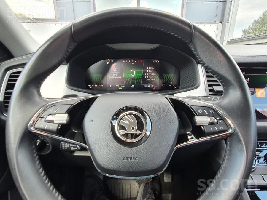 Pelēks Skoda Kodiaq 2024 Rīga, ar dzinēja tilpumu 1.50 L un nobraukumu 54 tūkst. km par 26900 €, foto 14 vietnē AUTOMOTO.COM.LV