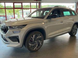 Grey Skoda Kodiaq 2024 in Vilnius, with an engine capacity of 1.98 L and mileage of 152 thousand km for 33900 €, photo  on AUTOMOTO.COM.LV