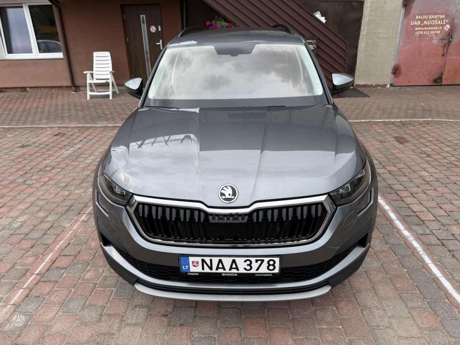 Серый Шкода Kodiaq 2024 в Паневежис, объемом двигателя 1.97 л и пробегом 95 тыс. км за 27300 €, фото 8 на AUTOMOTO.COM.LV