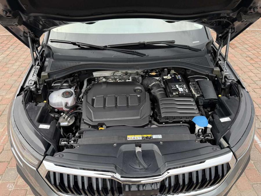 Серый Шкода Kodiaq 2024 в Паневежис, объемом двигателя 1.97 л и пробегом 95 тыс. км за 27300 €, фото 12 на AUTOMOTO.COM.LV