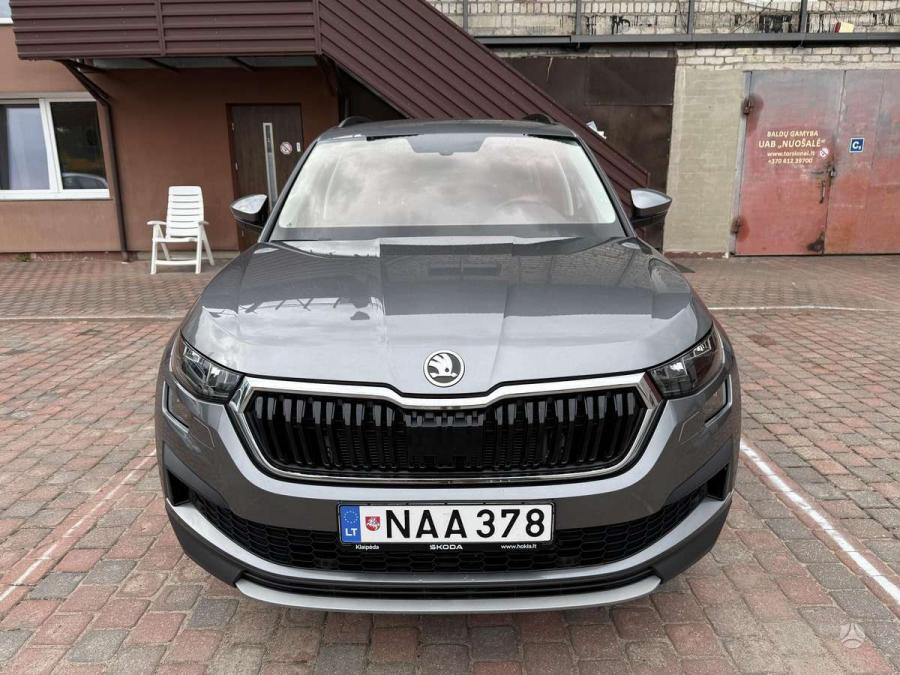 Серый Шкода Kodiaq 2024 в Паневежис, объемом двигателя 1.97 л и пробегом 95 тыс. км за 27300 €, фото 15 на AUTOMOTO.COM.LV