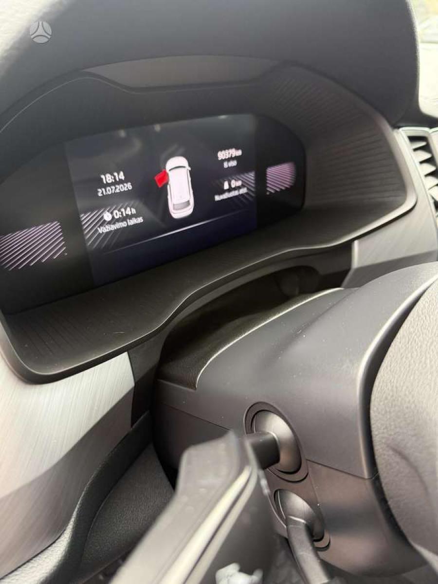 Серый Шкода Kodiaq 2024 в Паневежис, объемом двигателя 1.97 л и пробегом 95 тыс. км за 27300 €, фото 17 на AUTOMOTO.COM.LV