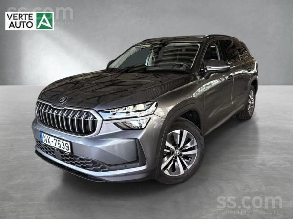 Grey Skoda Kodiaq 2024 in Riga, with an engine capacity of 1.50 L and mileage of 18 thousand km for 33990 €, photo 1 on AUTOMOTO.COM.LV