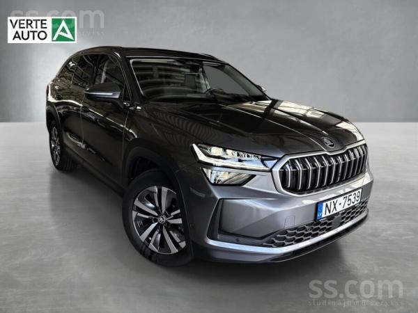 Grey Skoda Kodiaq 2024 in Riga, with an engine capacity of 1.50 L and mileage of 18 thousand km for 33990 €, photo 4 on AUTOMOTO.COM.LV