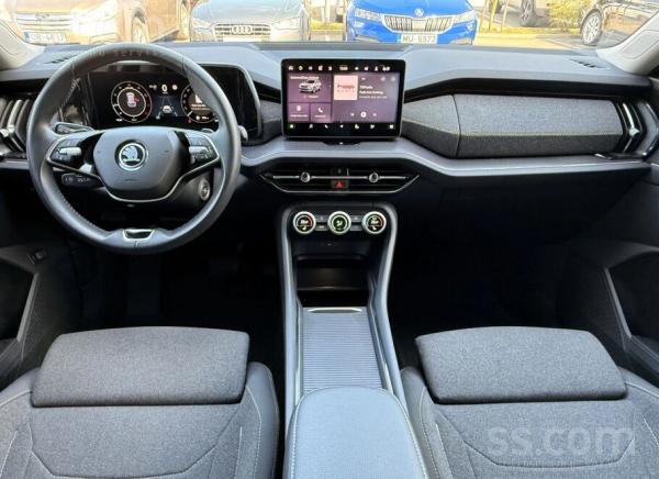 Grey Skoda Kodiaq 2024 in Riga, with an engine capacity of 1.50 L and mileage of 18 thousand km for 33990 €, photo 9 on AUTOMOTO.COM.LV