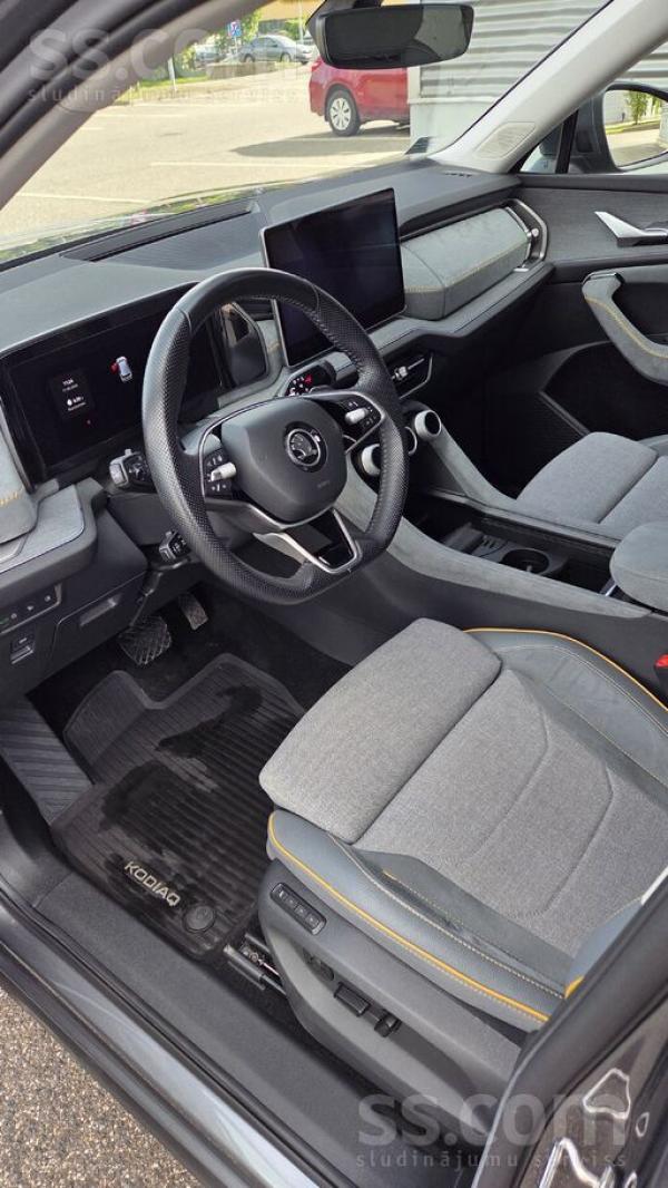Pelēks Skoda Kodiaq 2024 Rīga, ar dzinēja tilpumu 1.50 L un nobraukumu 29 tūkst. km par 32500 €, foto 11 vietnē AUTOMOTO.COM.LV