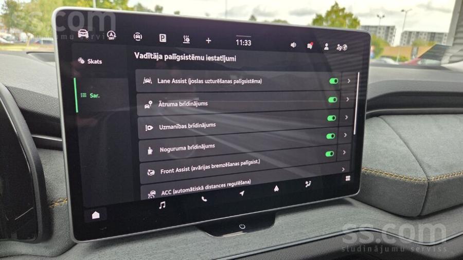 Pelēks Skoda Kodiaq 2024 Rīga, ar dzinēja tilpumu 1.50 L un nobraukumu 29 tūkst. km par 32500 €, foto 26 vietnē AUTOMOTO.COM.LV
