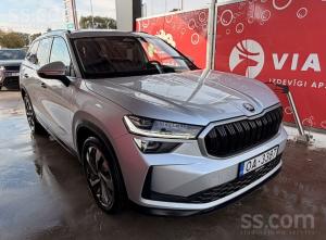 Grey Skoda Kodiaq 2024 in Riga, with an engine capacity of 2.00 L and mileage of 90 thousand km for 31800 €, photo  on AUTOMOTO.COM.LV