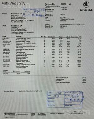 Grey Skoda Kodiaq 2024 in Riga, with an engine capacity of 2.00 L and mileage of 90 thousand km for 31800 €, photo 5 on AUTOMOTO.COM.LV