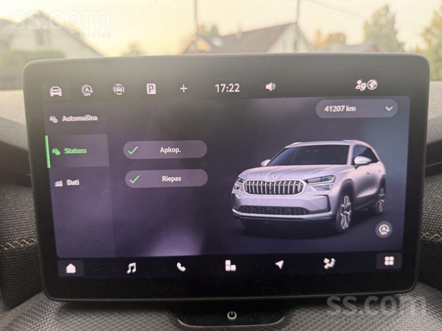 Серый Шкода Kodiaq 2024 в Вентспилс, объемом двигателя 2.00 л и пробегом 41 тыс. км за 34900 €, фото 13 на AUTOMOTO.COM.LV
