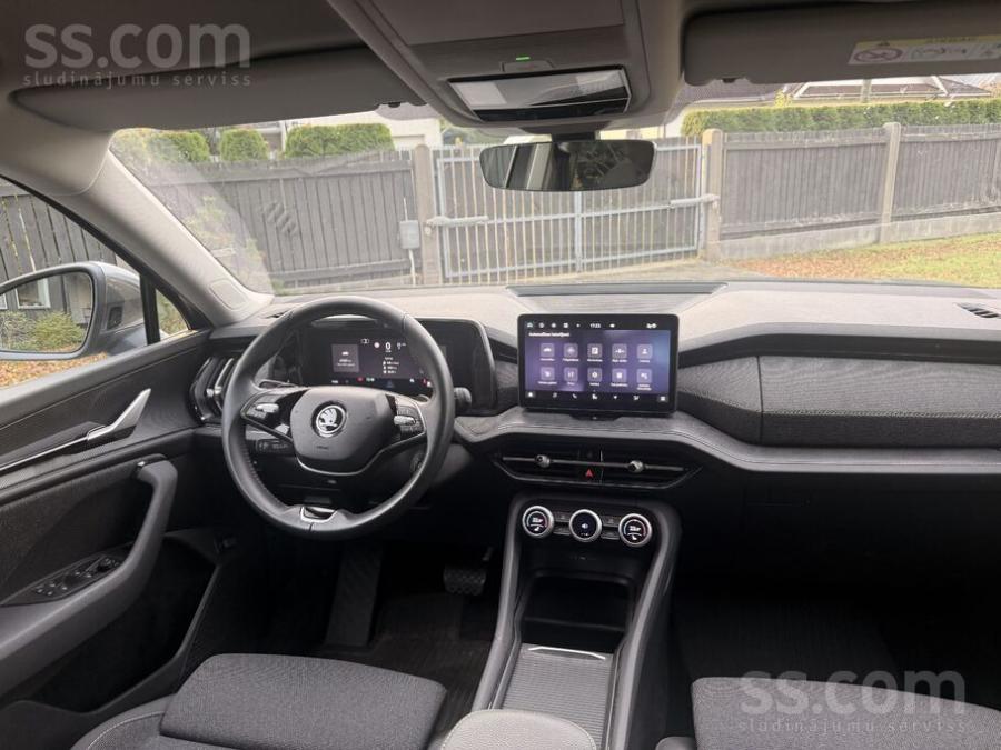 Grey Skoda Kodiaq 2024 in Ventspils, with an engine capacity of 2.00 L and mileage of 42 thousand km for 31500 €, photo 18 on AUTOMOTO.COM.LV
