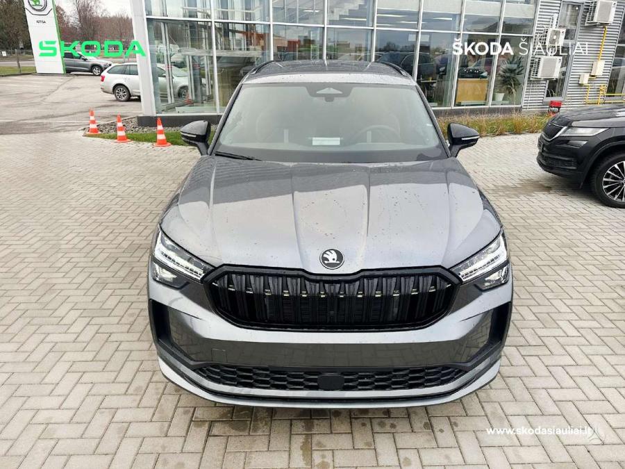 Pelēks Skoda Kodiaq 2025 Šauļi, ar dzinēja tilpumu 1.97 L un nobraukumu 5 tūkst. km par 48300 €, foto 2 vietnē AUTOMOTO.COM.LV