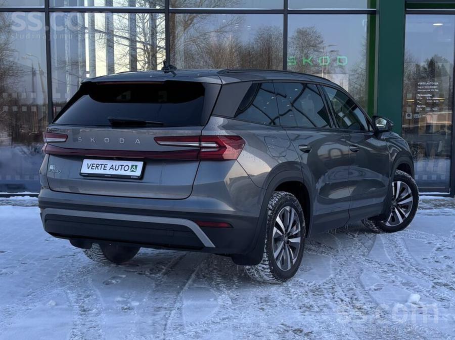 Pelēks Skoda Kodiaq 2025 Rīga, ar dzinēja tilpumu 2.00 L un nobraukumu 5 tūkst. km par 41890 €, foto 4 vietnē AUTOMOTO.COM.LV