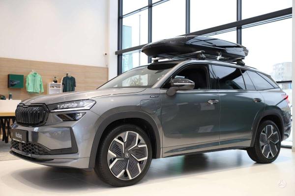 Pelēks Skoda Kodiaq 2025 Viļņa, ar dzinēja tilpumu 1.50 L un nobraukumu 15 tūkst. km par 45900 €, foto 1 vietnē AUTOMOTO.COM.LV