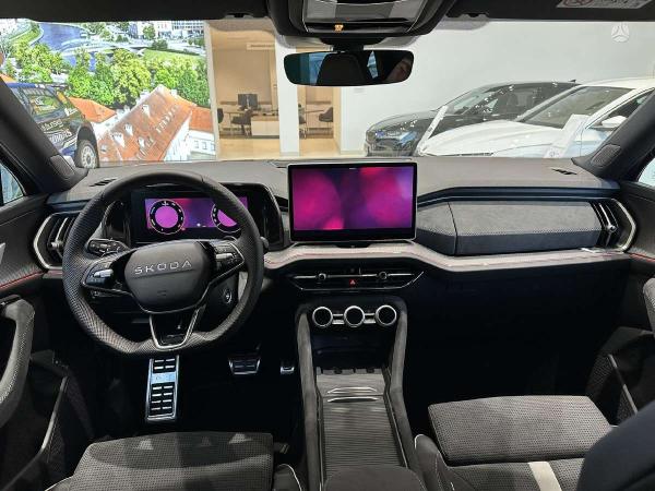 Pelēks Skoda Kodiaq 2025 Viļņa, ar dzinēja tilpumu 1.50 L un nobraukumu 15 tūkst. km par 45900 €, foto 11 vietnē AUTOMOTO.COM.LV