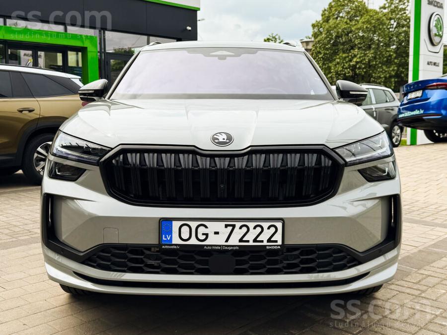 Pelēks Skoda Kodiaq 2025 Daugavpils, ar dzinēja tilpumu 1.50 L un nobraukumu 6 tūkst. km par 39200 €, foto 3 vietnē AUTOMOTO.COM.LV