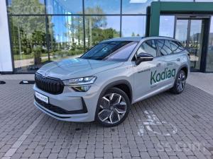 Pelēks Skoda Kodiaq 2025 Rīga, ar dzinēja tilpumu 1.50 L un nobraukumu 13 tūkst. km par 38900 €, foto  vietnē AUTOMOTO.COM.LV